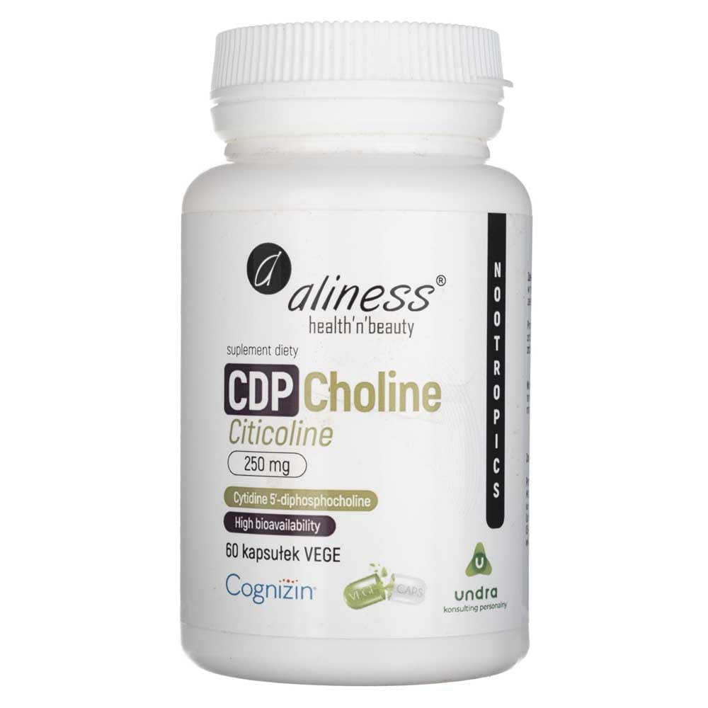 Aliness CDP koliin tsütikoliin 250 mg - 60 kapslit – Medpak